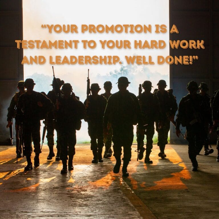 200+ Best Congratulations Messages Military Promotion - The Best wishes